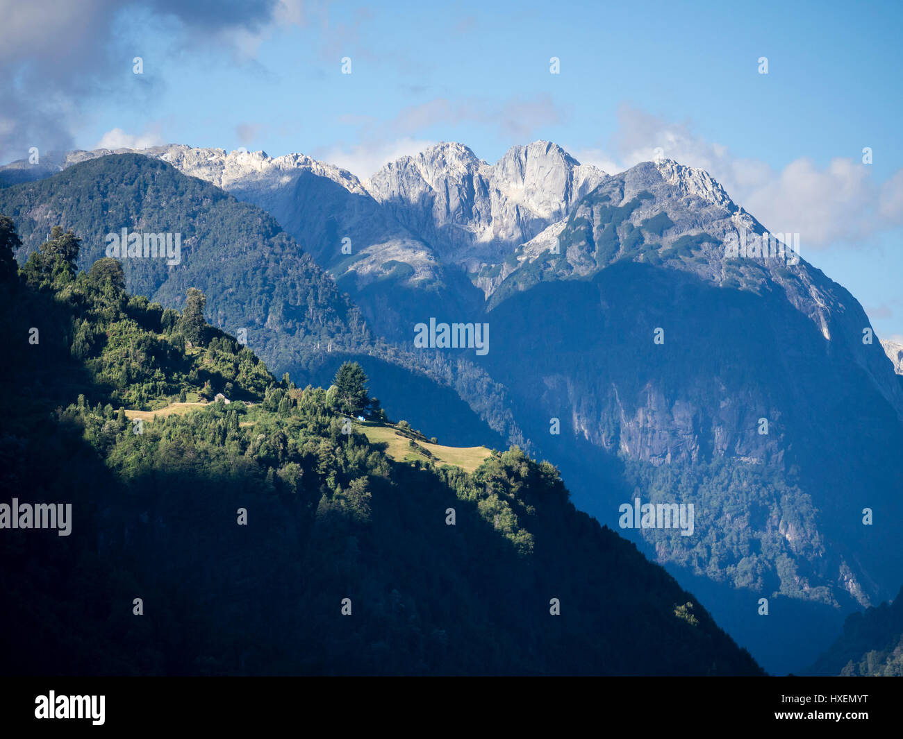 Mountains in Cochamo valley,Patagonia, Chile Stock Photo - Alamy