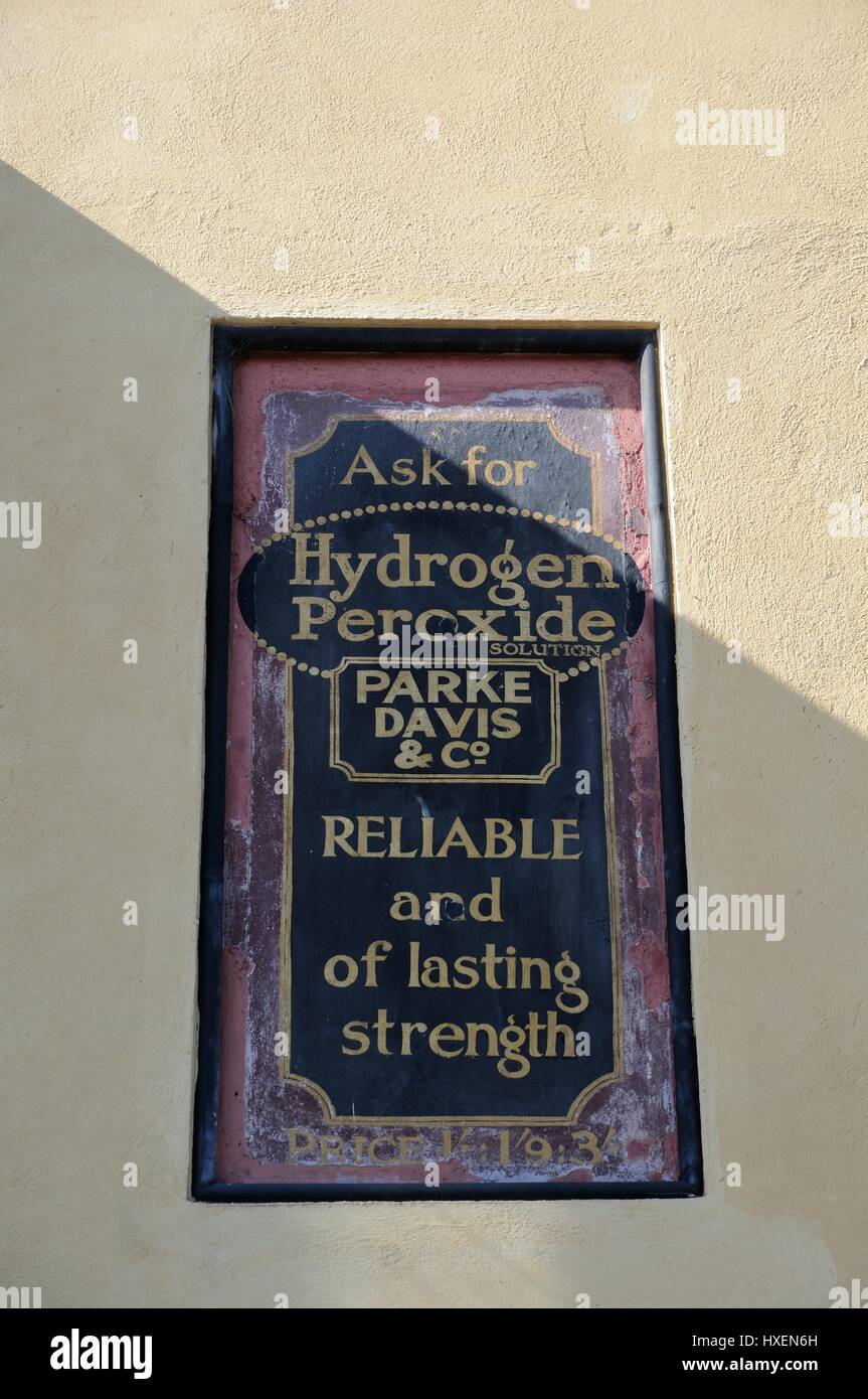 Signs on building, 173 High Street, Berkhamsted, Hertfordshire Stock ...