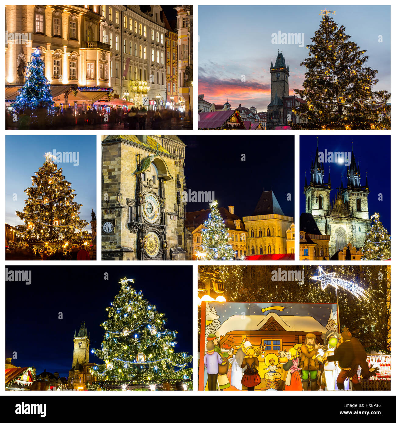 Famous european landmarks collage hi-res stock photography and images ...