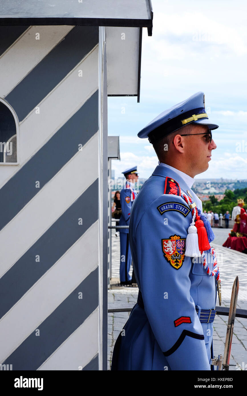 Prague castle uniform hi-res stock photography and images - Alamy