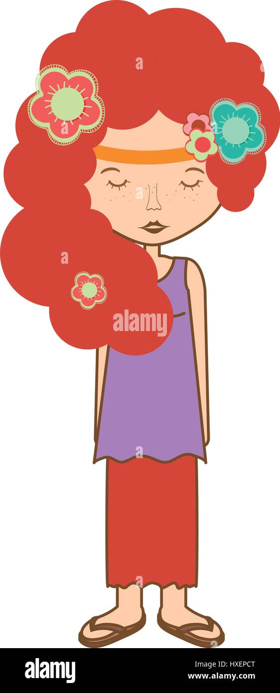 Meditation woman freedom Stock Vector Images - Alamy