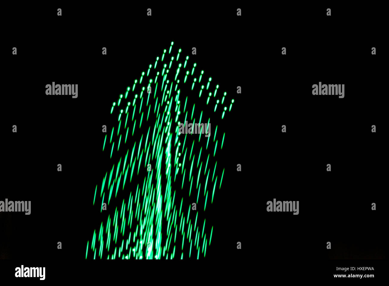 green arrows on black background, going forward Stock Photo - Alamy
