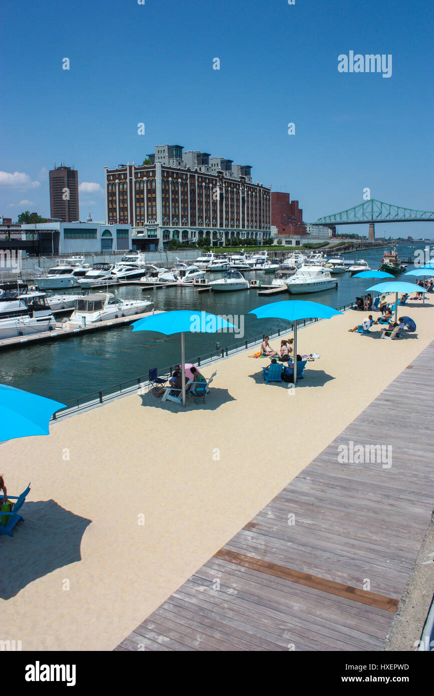 Old port beach montreal hi-res stock photography and images - Alamy