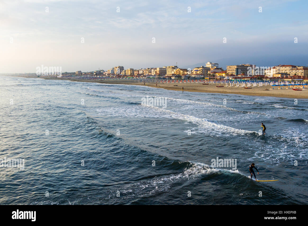 Viareggio beach hi-res stock photography and images - Alamy