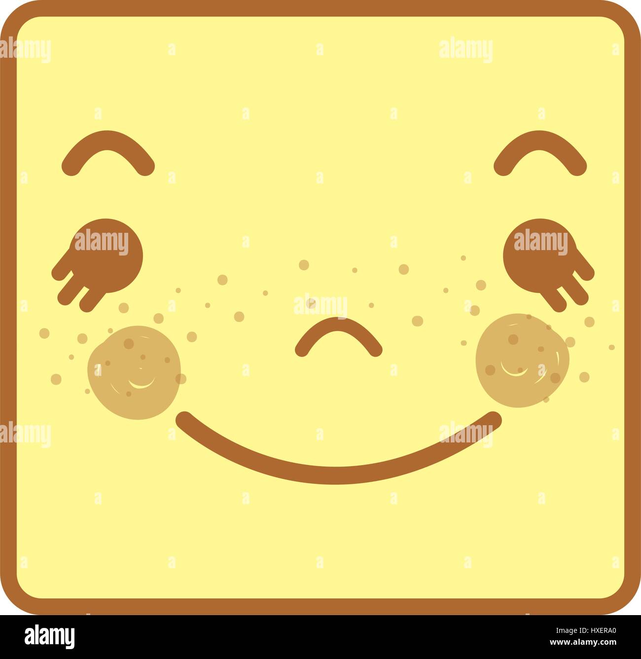 Cheeks Funny Face Stock Vector Images - Alamy