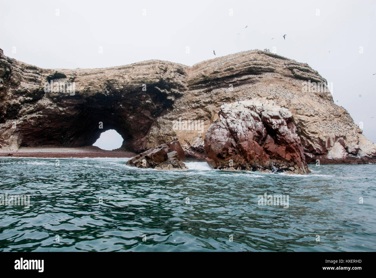 The Ballestas Islands are a group of small islands near the town of ...