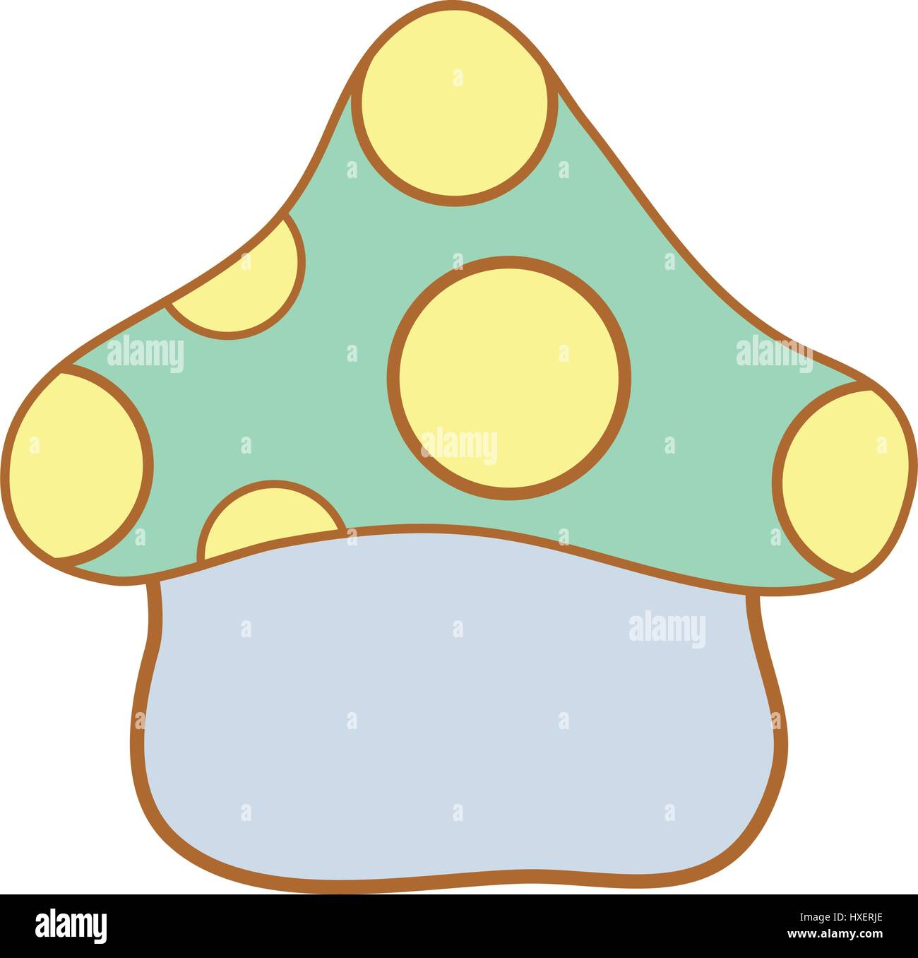 cute fungus plant image Stock Vector Image & Art - Alamy