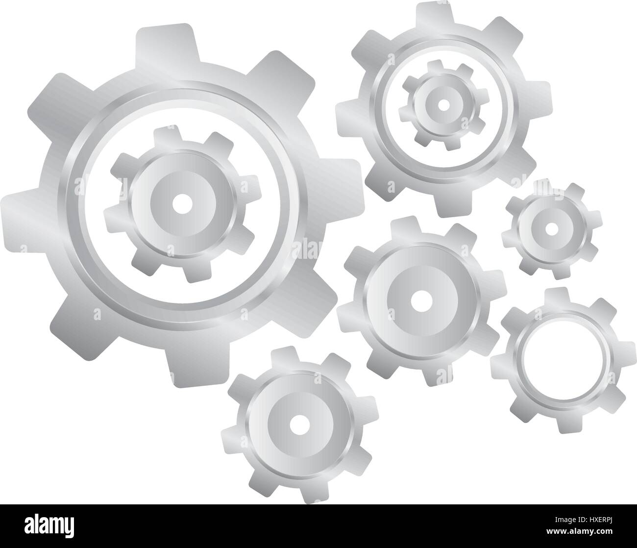 metal gear industry icon Stock Vector Image & Art - Alamy