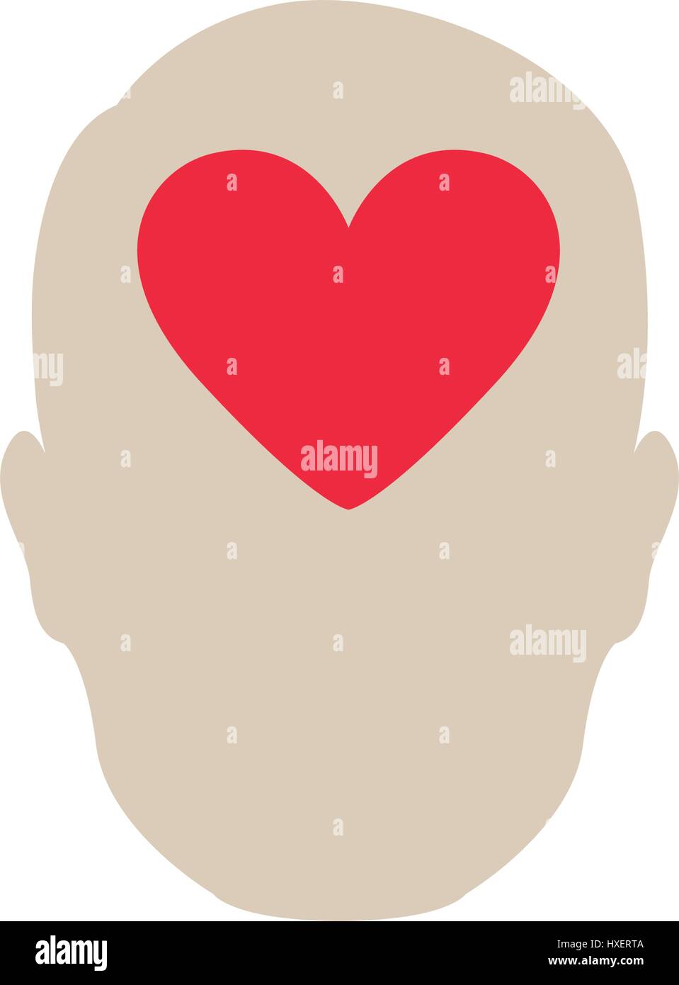 person heart brain icon Stock Vector Image & Art - Alamy