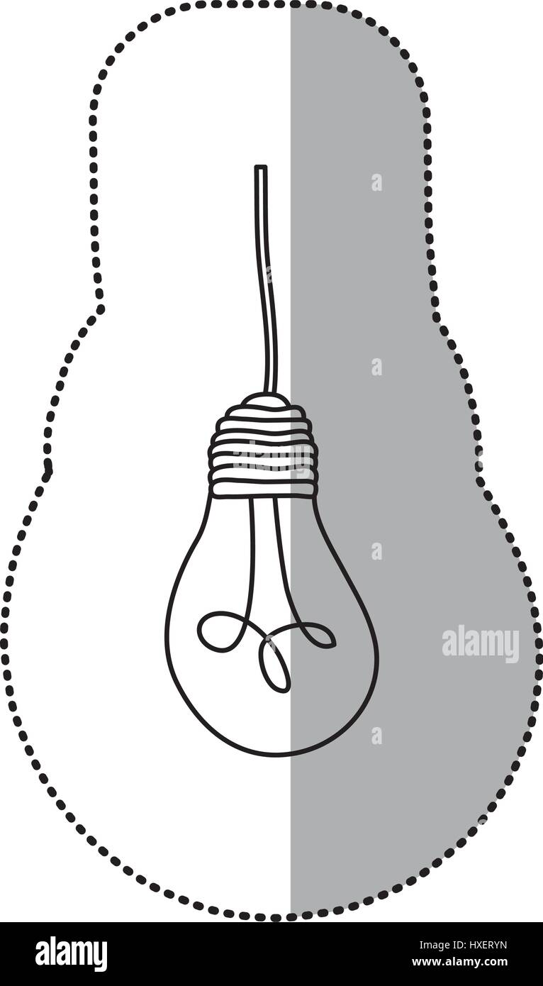 light bulb hanging icon Stock Vector Image & Art - Alamy