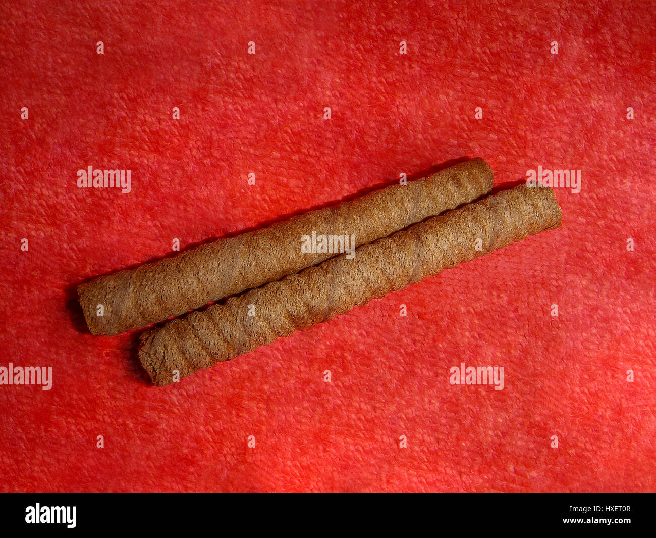 Plate delicious chocolate wafer hi-res stock photography and images - Alamy