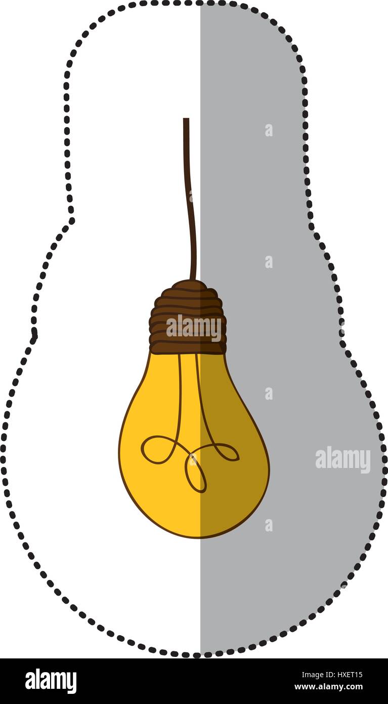 light bulb hanging icon Stock Vector Image & Art - Alamy