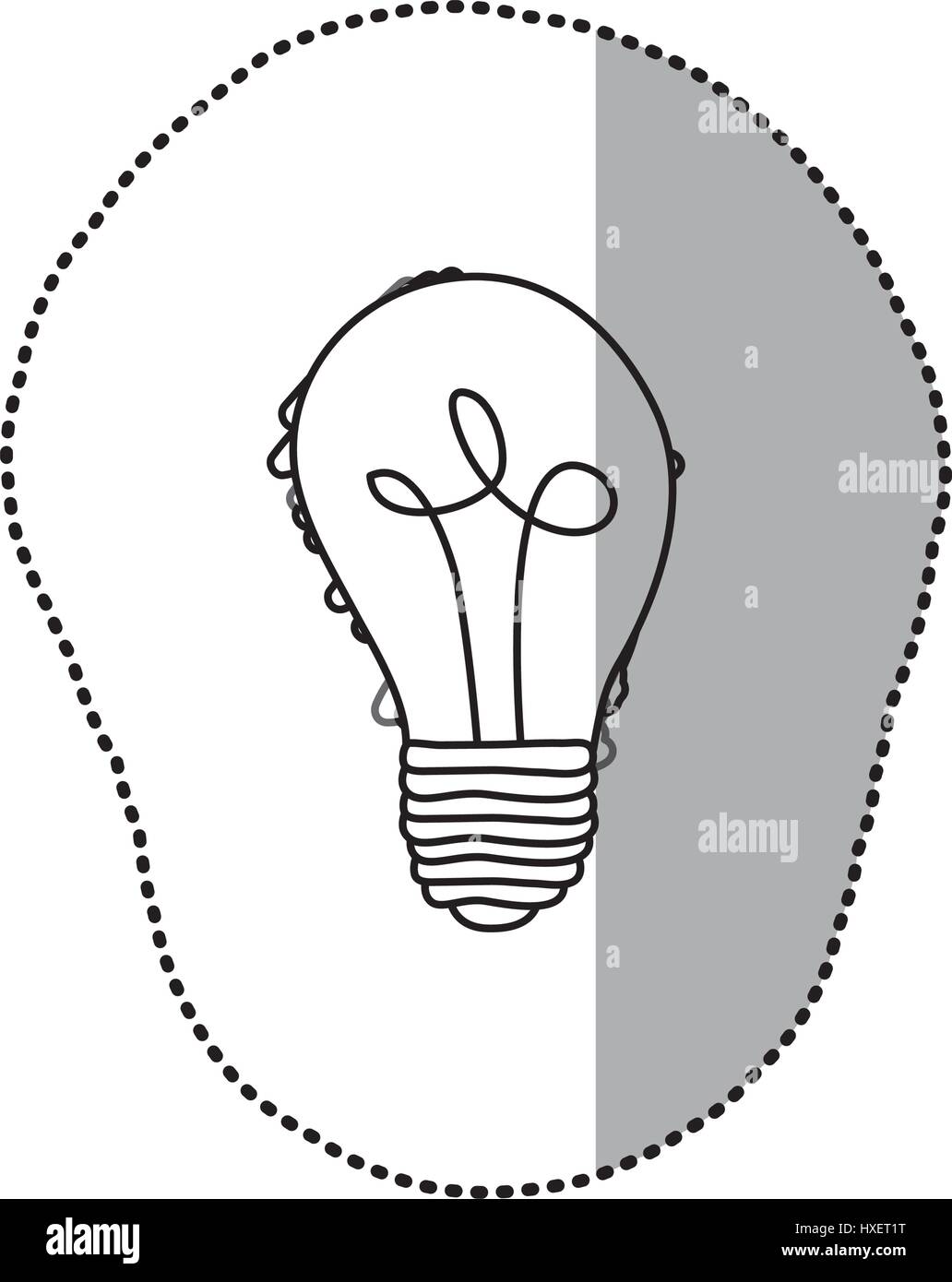 Lighted bulb Stock Vector Images - Alamy