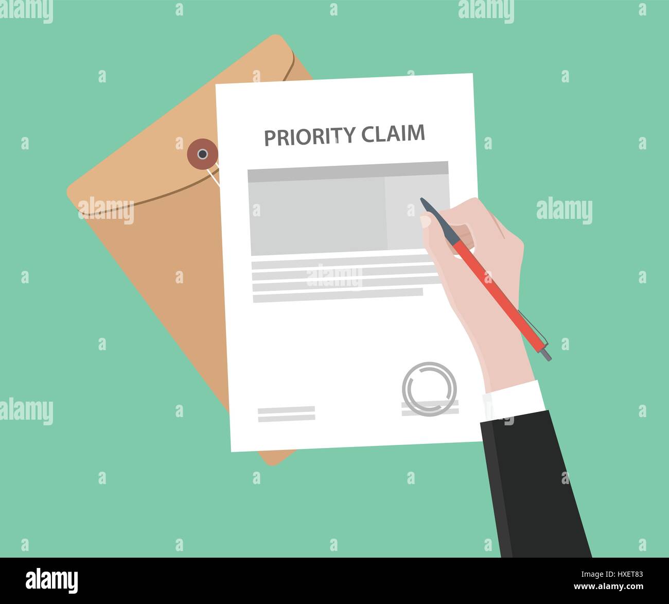 Medical claim approved Stock Vector Images - Alamy