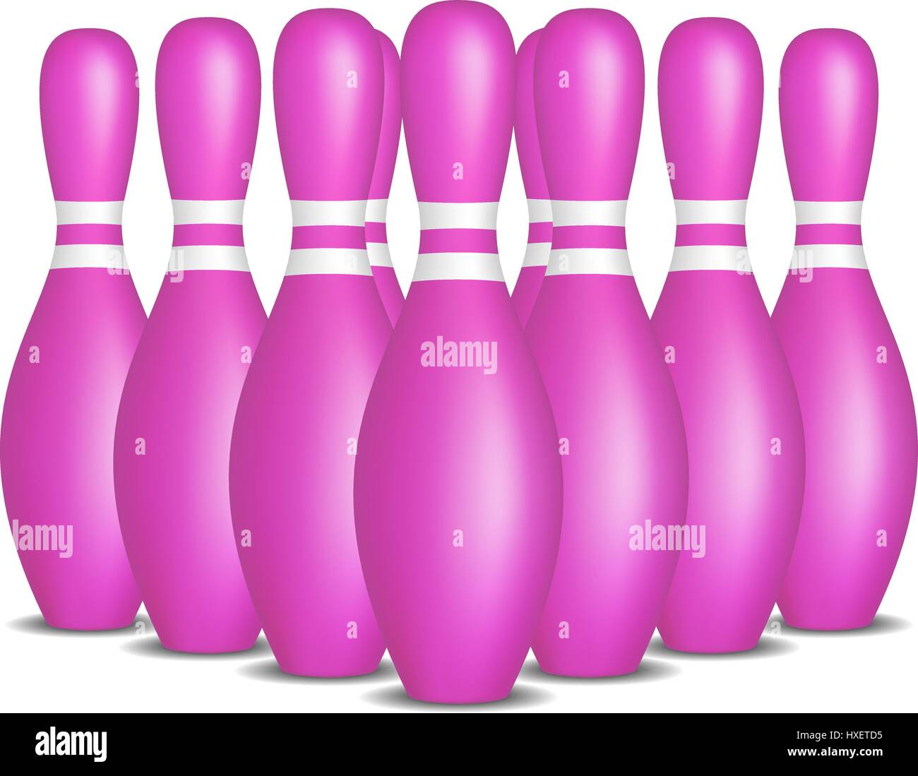 Pink Bowling Background