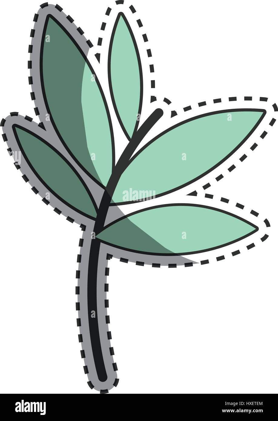 Round image plants Stock Vector Images - Alamy