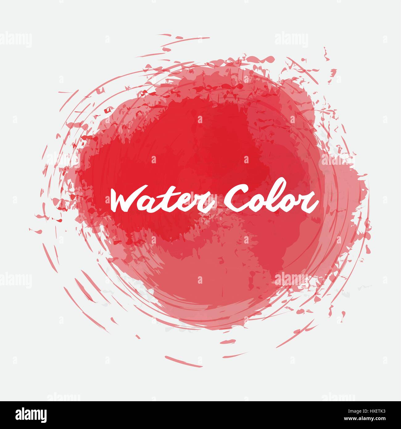 Red watercolors Stock Vector Images - Alamy