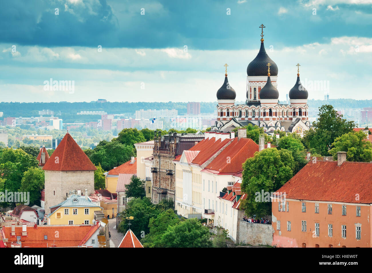 Alexander nevsky cathedral cloudy sky hi-res stock photography and ...