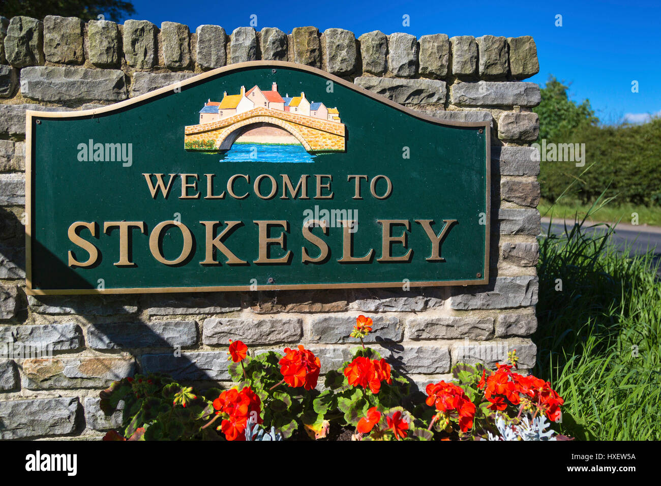 Yorkshire welcome sign hi-res stock photography and images - Alamy