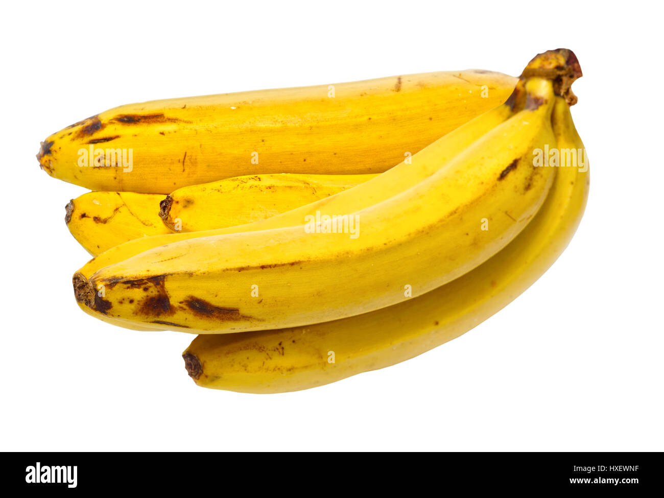 Old bananas isolated on white background Stock Photo - Alamy