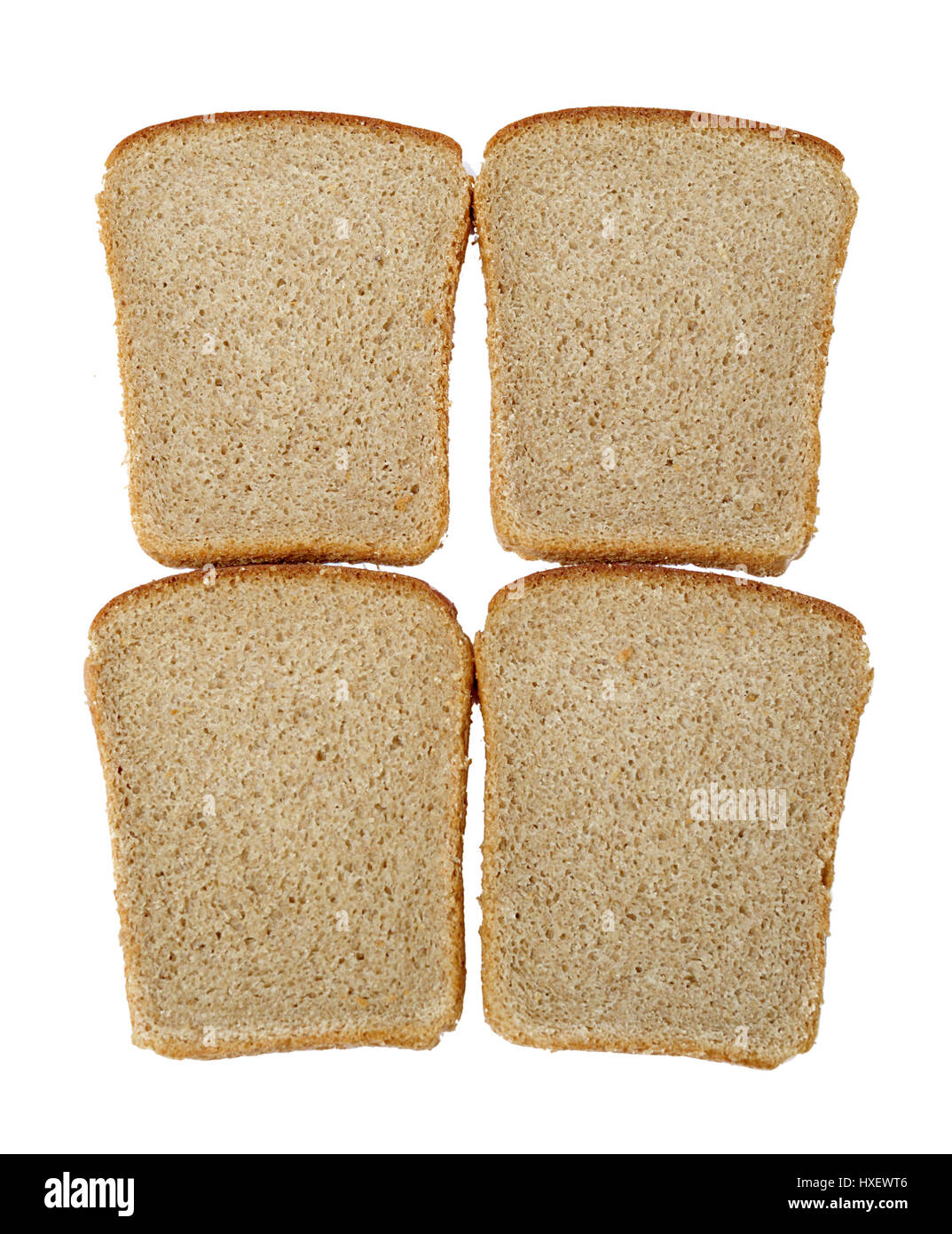 Slice of bread cross section Cut Out Stock Images & Pictures - Alamy