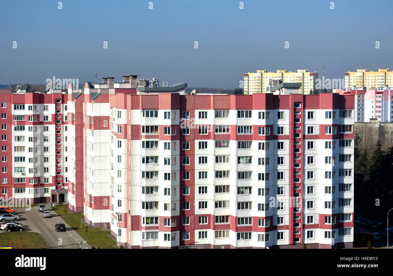 Modern building in Minsk, Belarus Stock Photo - Alamy