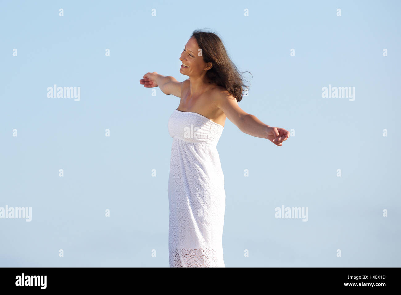 Enjoy arms spread hi-res stock photography and images - Alamy