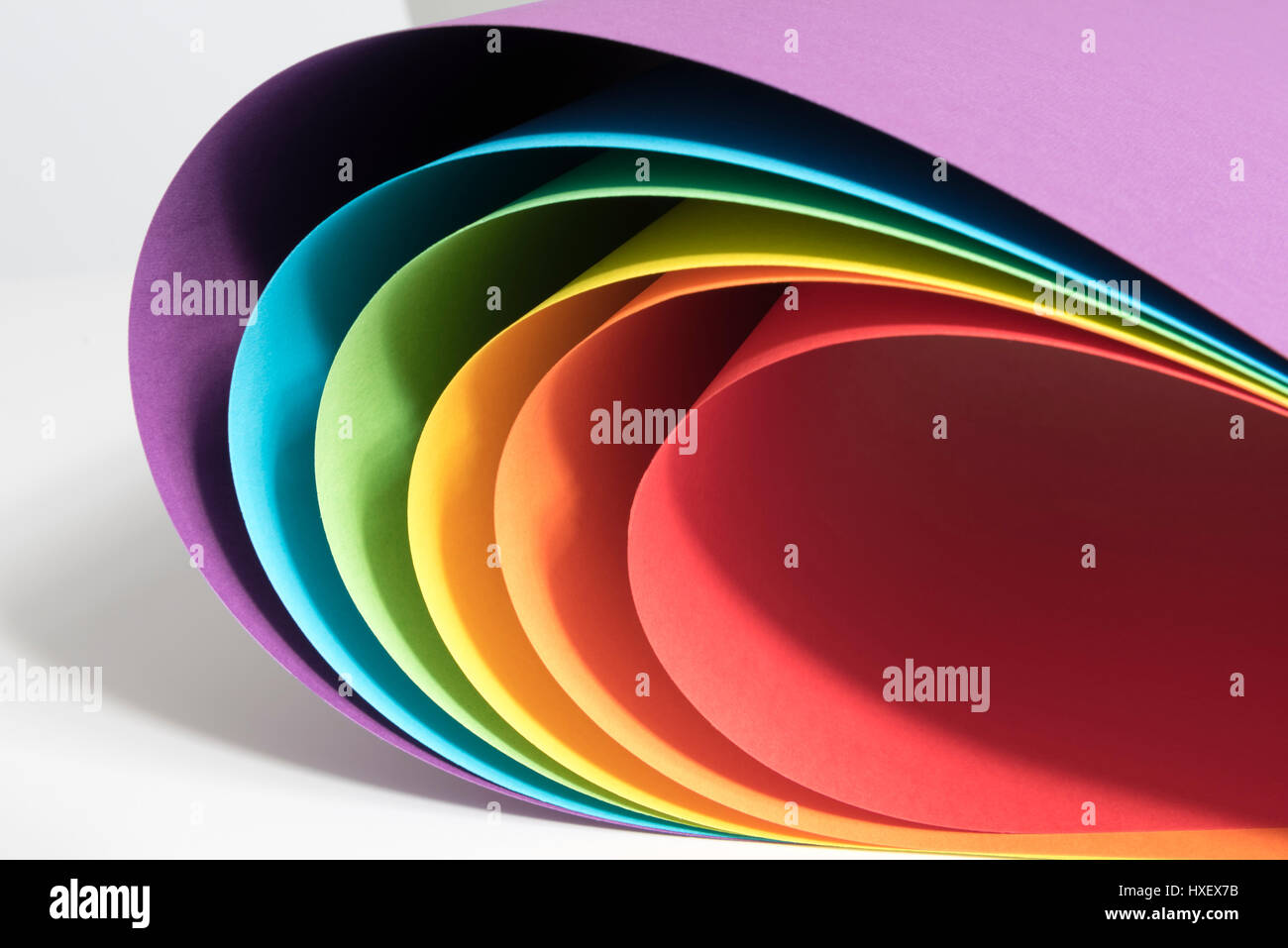 Rainbow paper hi-res stock photography and images - Alamy