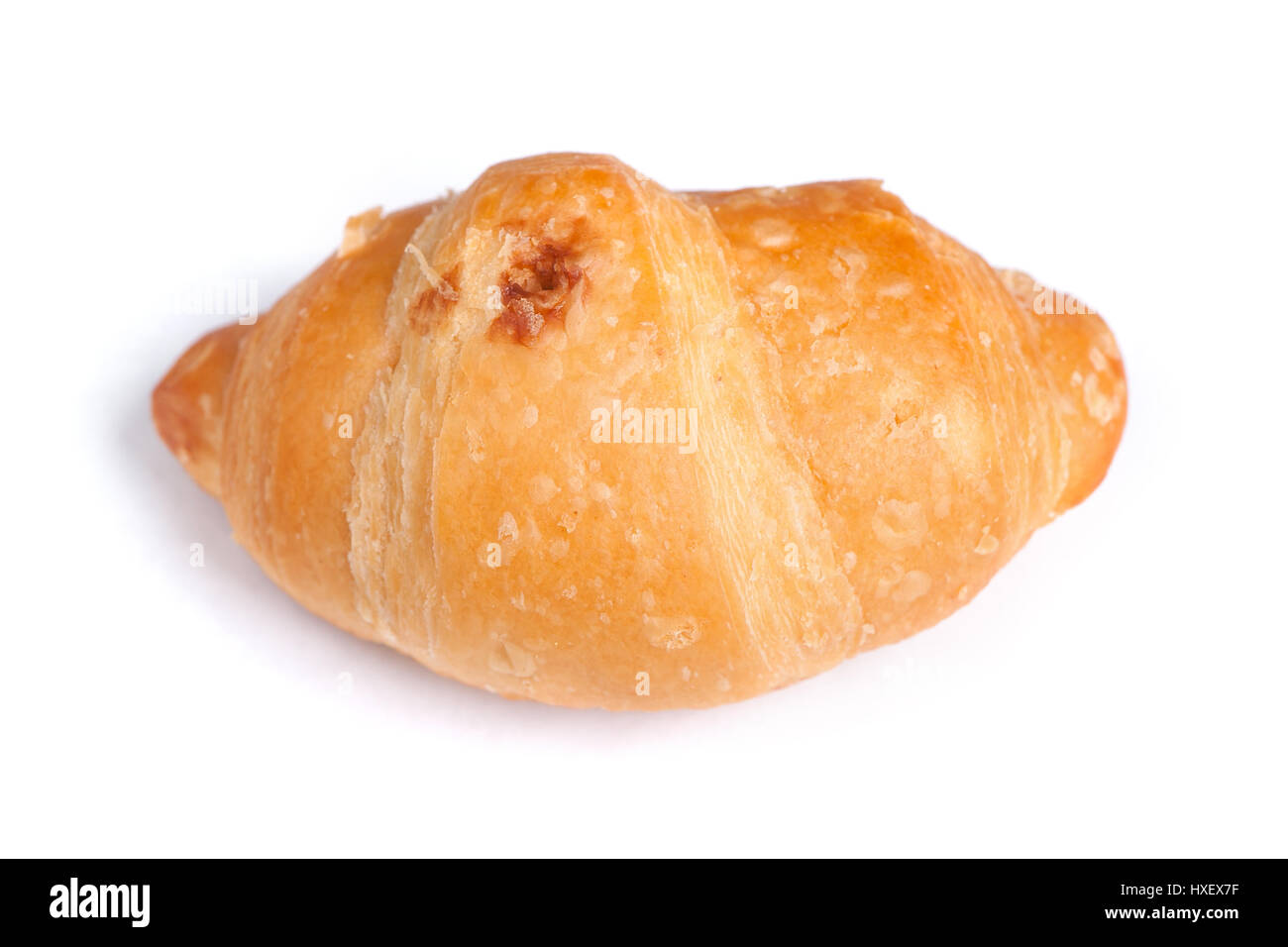 Small croissant isolated on white Stock Photo - Alamy