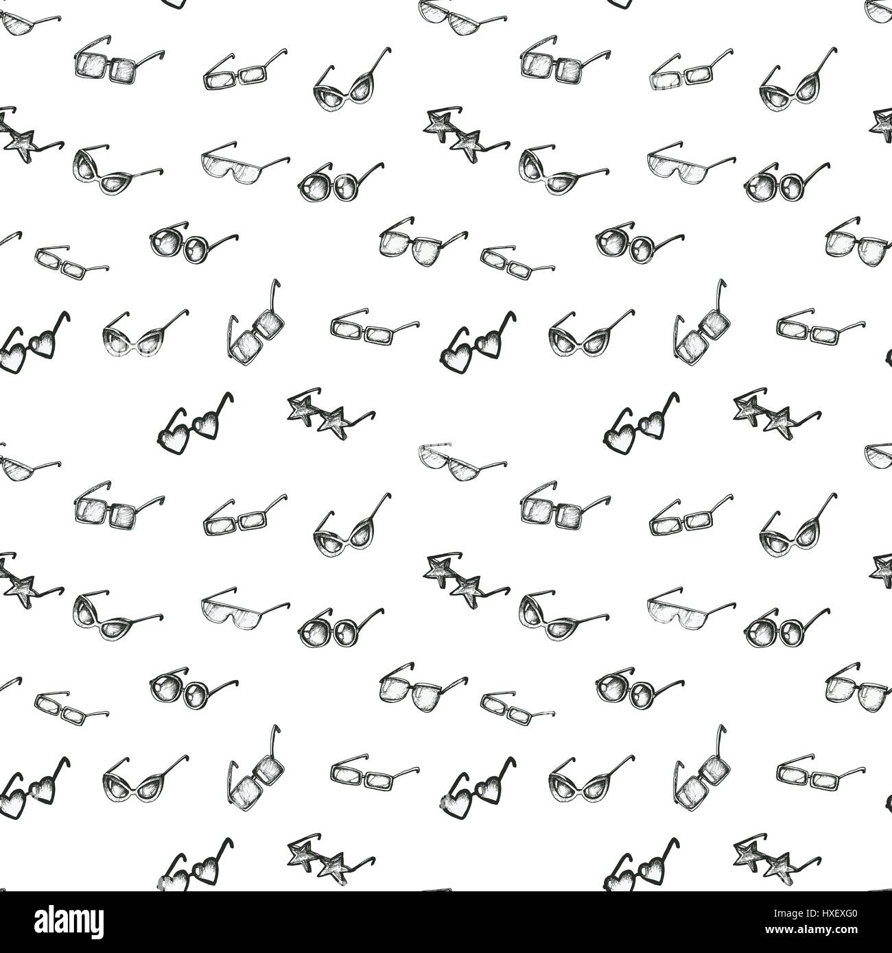 Seamless pattern with sunglasses Stock Vector Image & Art - Alamy