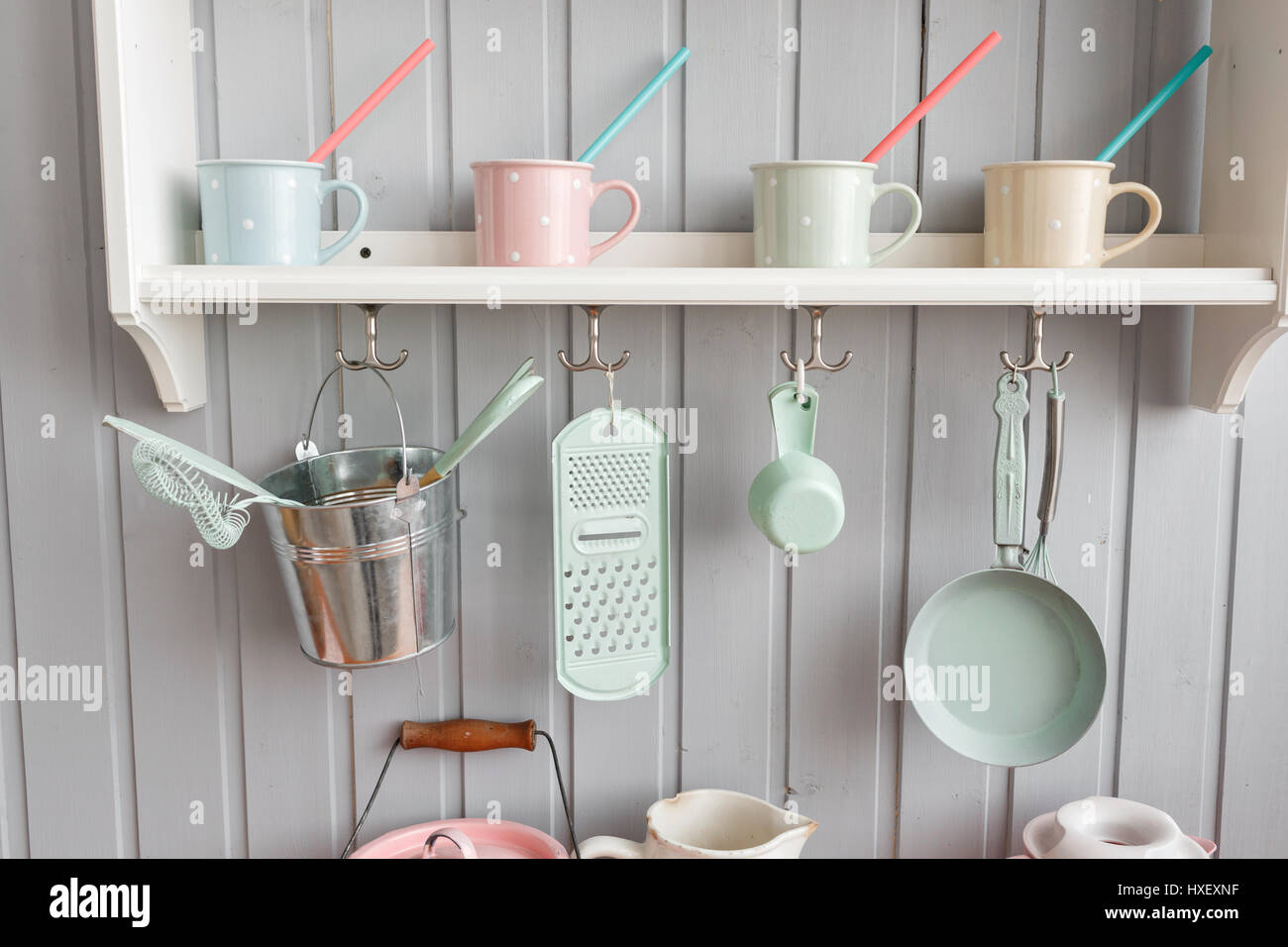 beautiful house, interior, view of the kitchen Stock Photo - Alamy