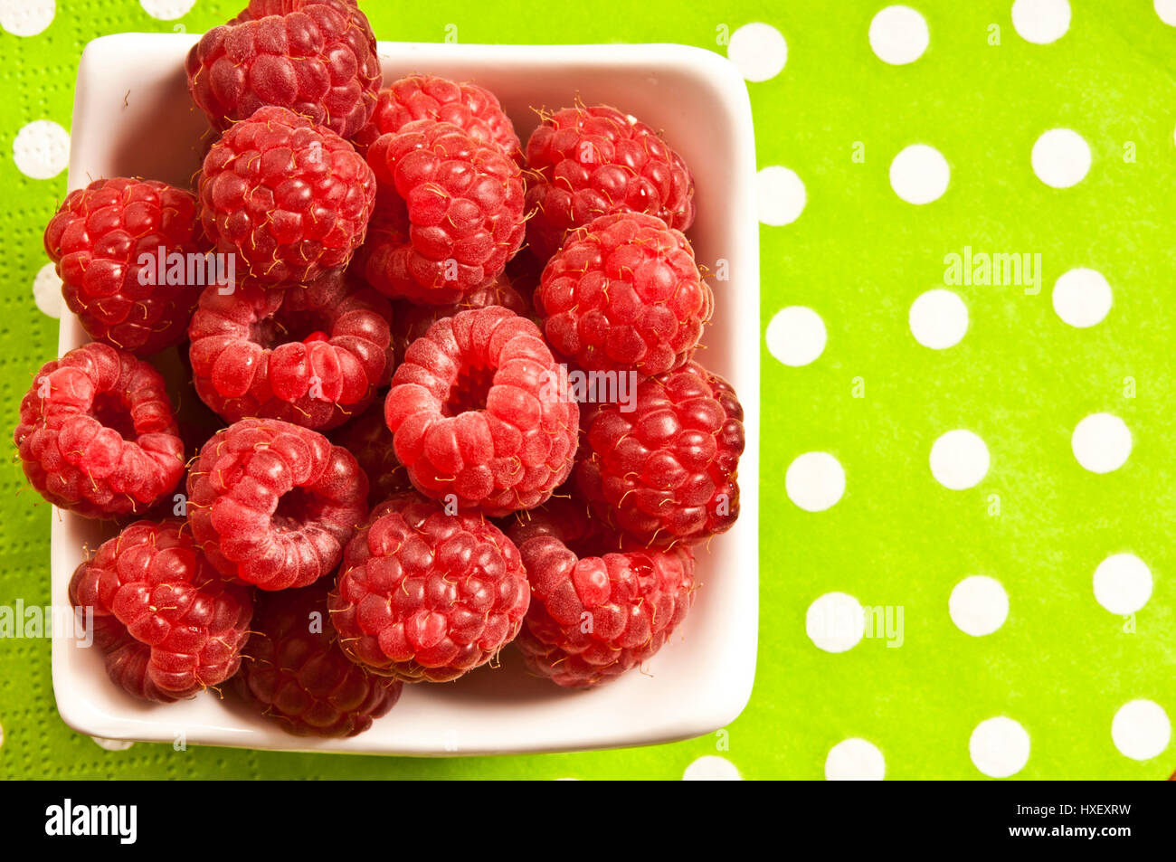 Raspberries fruits copy hi-res stock photography and images - Alamy