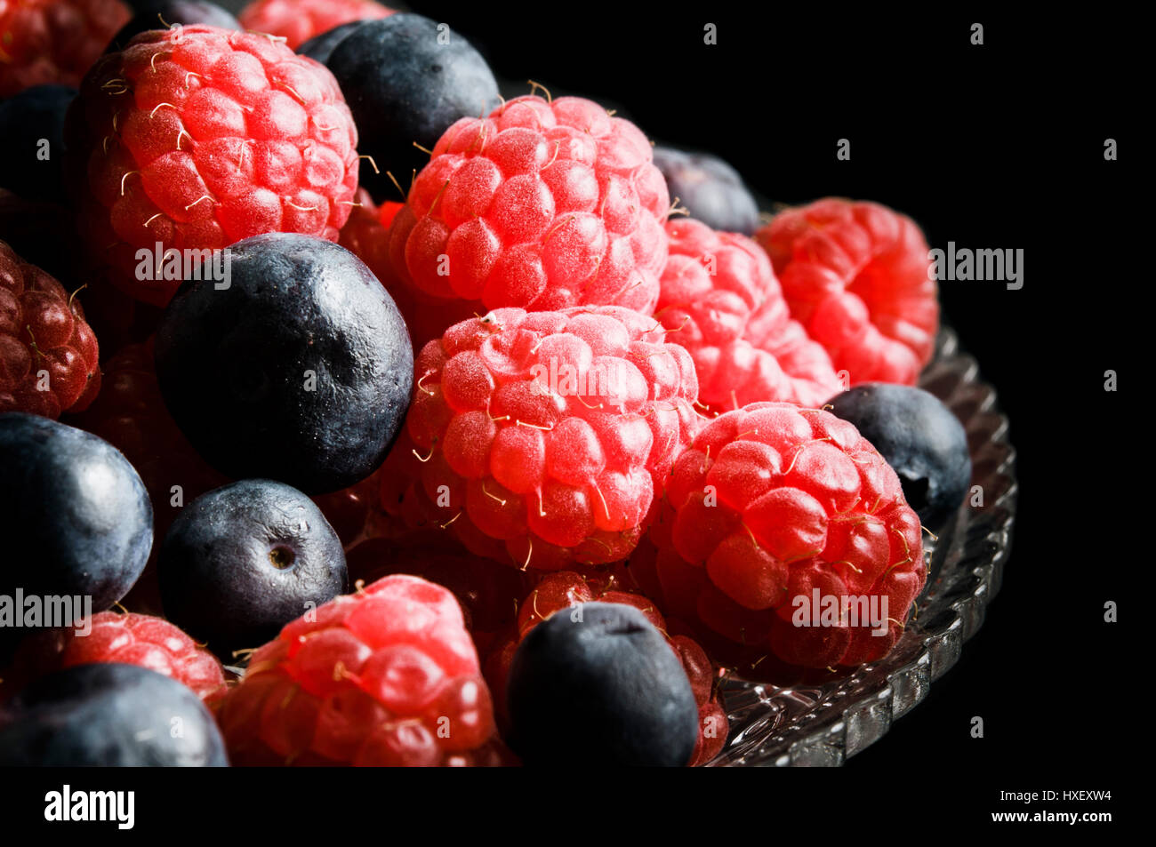 Glass blueberries fruit berries hi-res stock photography and images - Alamy