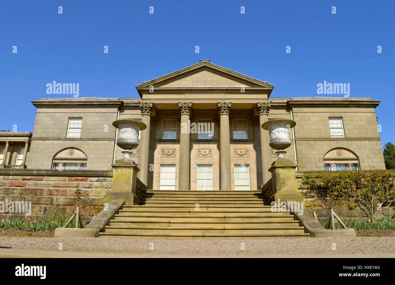 The south face of Tatton Hall in Cheshire Stock Photo - Alamy