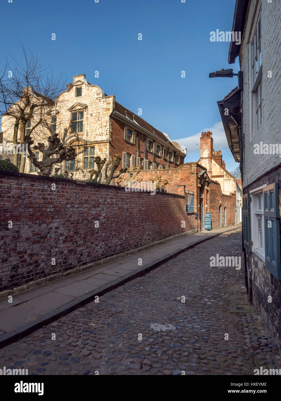 Chapter House Street and The Treasurers House in York Yorkshire England ...
