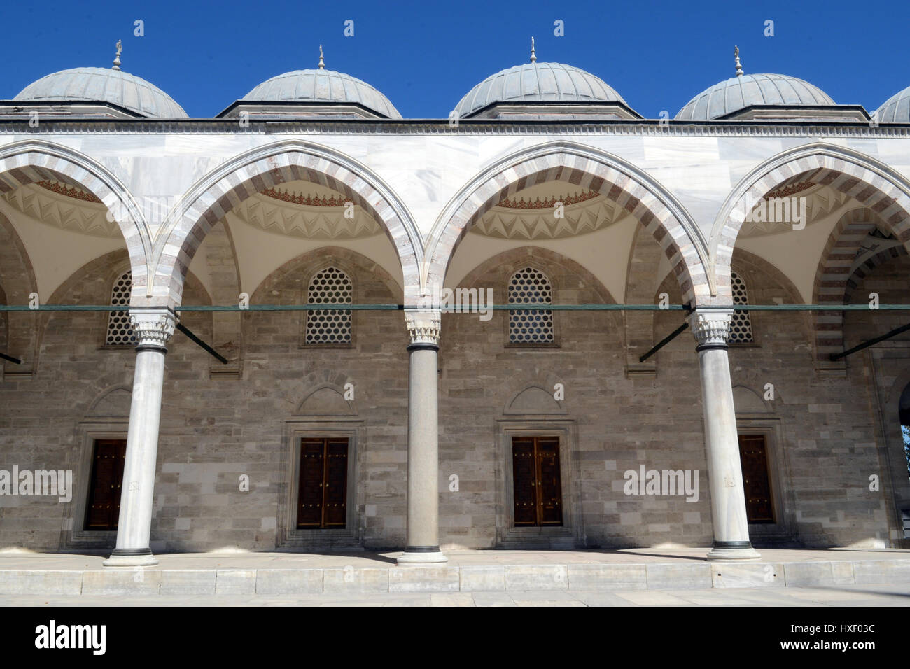 The Ottoman imperial mosque Bayezid II Mosque is located in the Fatih ...