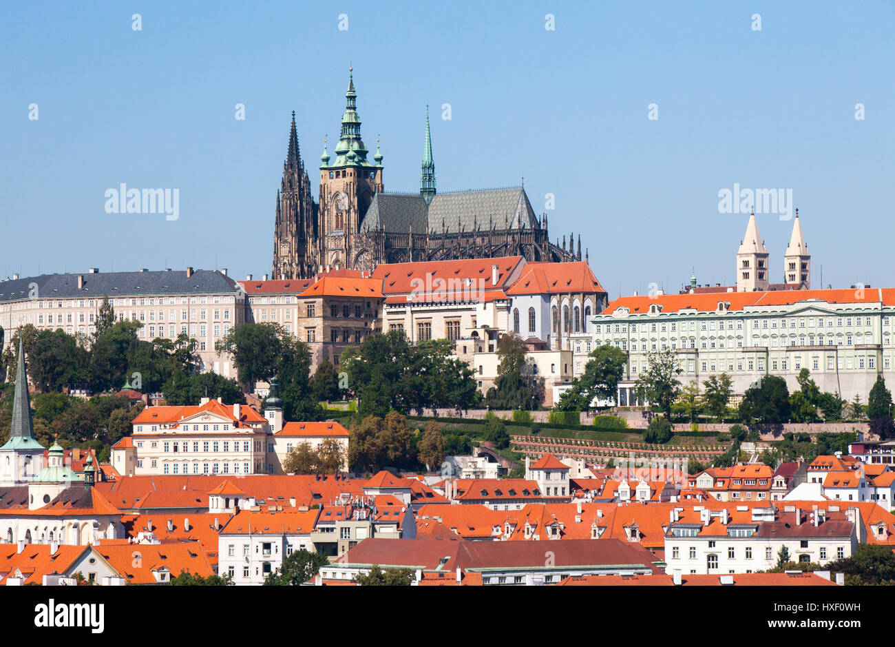 View from clementinum hi-res stock photography and images - Alamy