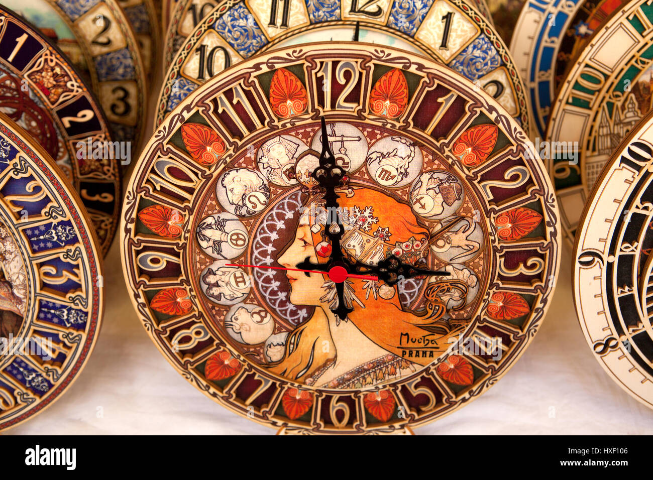 Clocks, Prague, Czech Stock Photo - Alamy