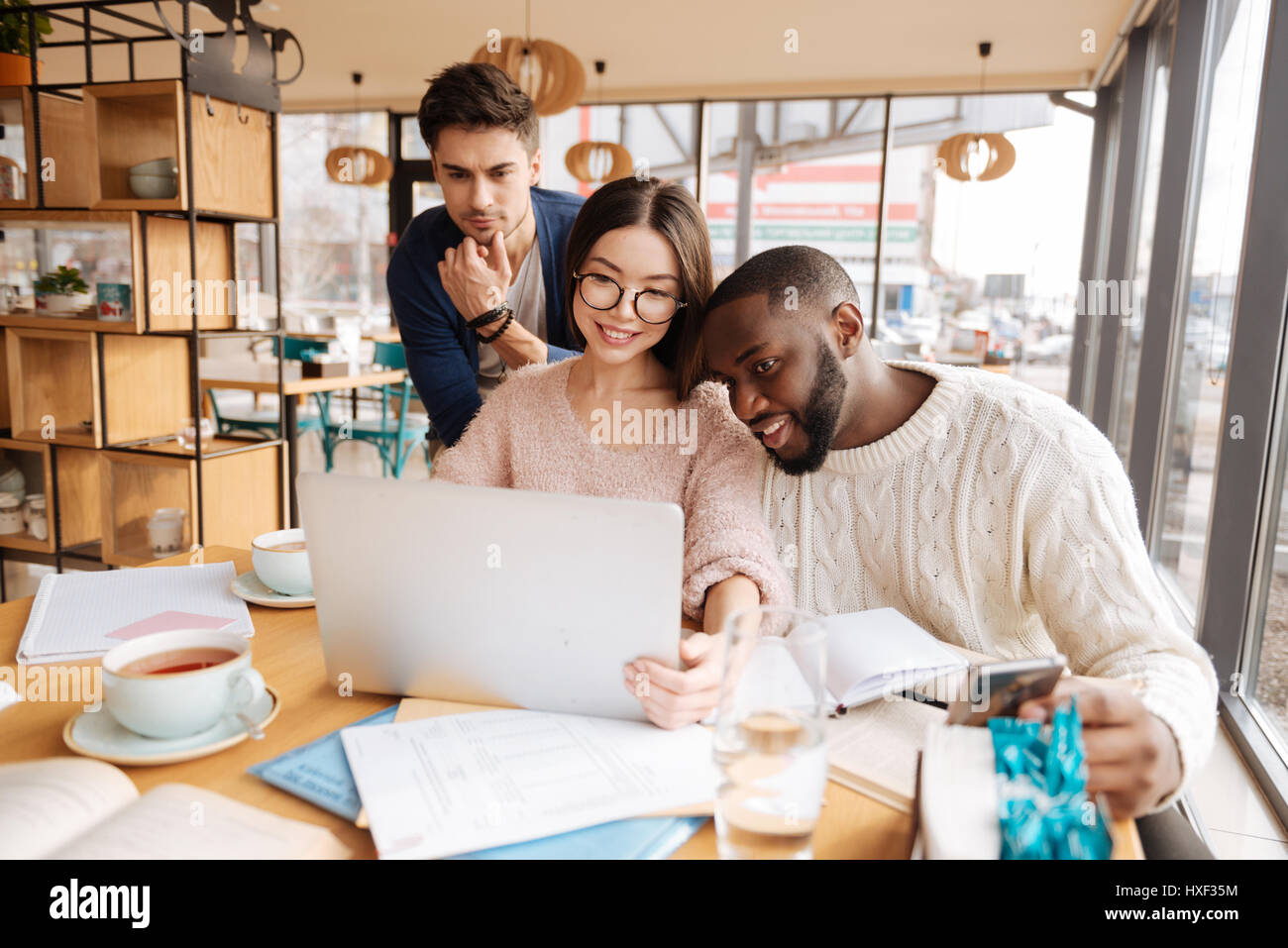 Group international university students using hi-res stock photography ...