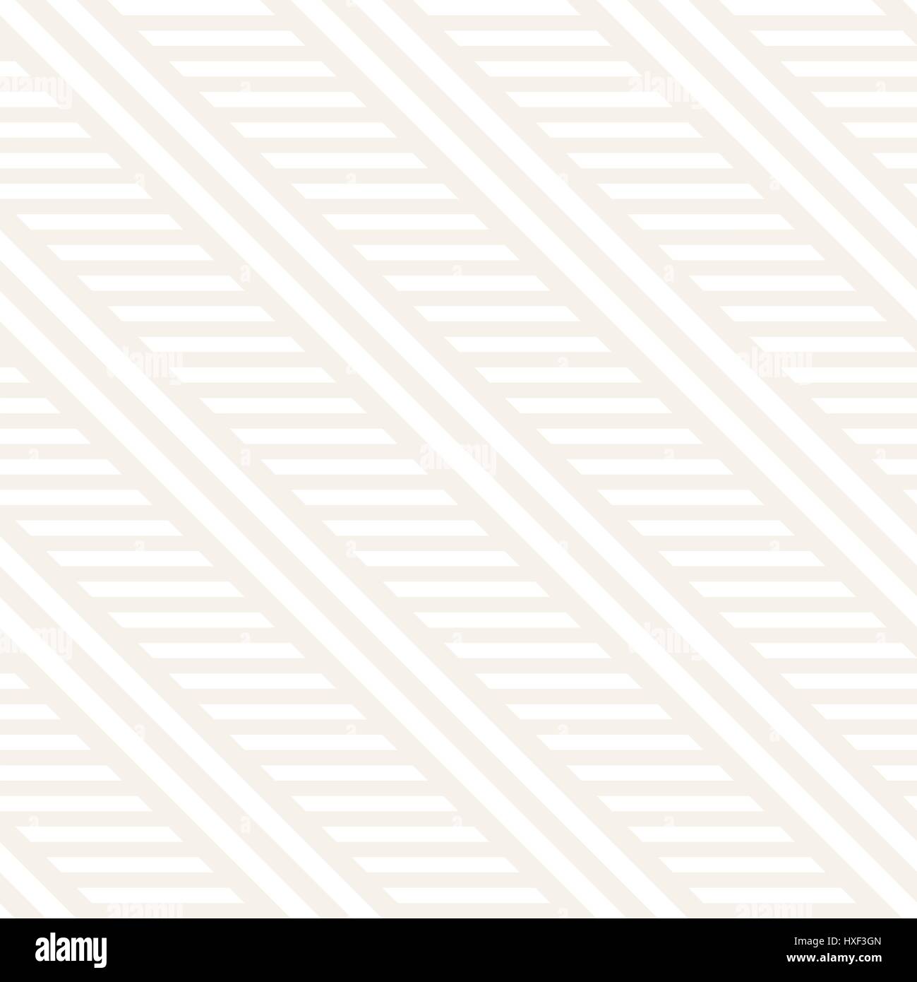 Interlacing Parallel Stripes. Vector Seamless Subtle Monochrome Pattern ...