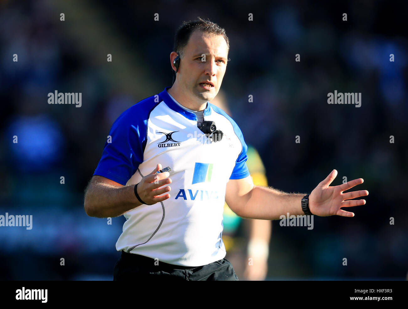 Match referee Greg Garner Stock Photo - Alamy