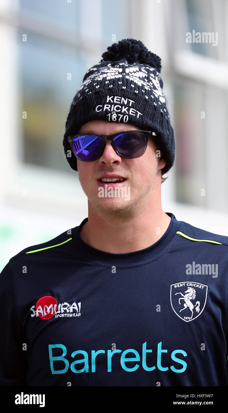 Kent captain Sam Northeast during day one of the First-Class match at ...
