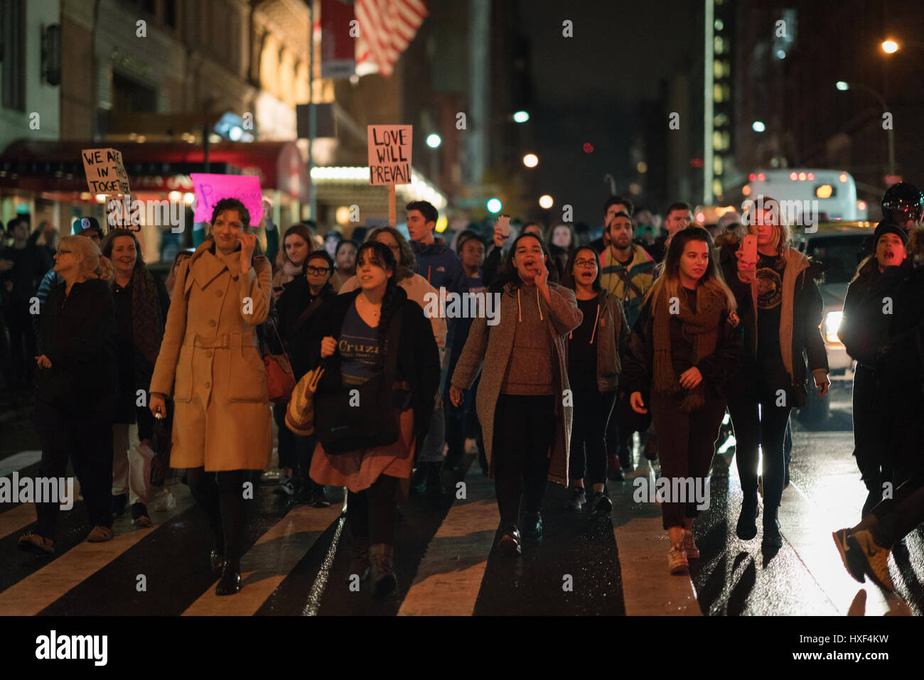 Protesters block traffic on hi-res stock photography and images - Alamy