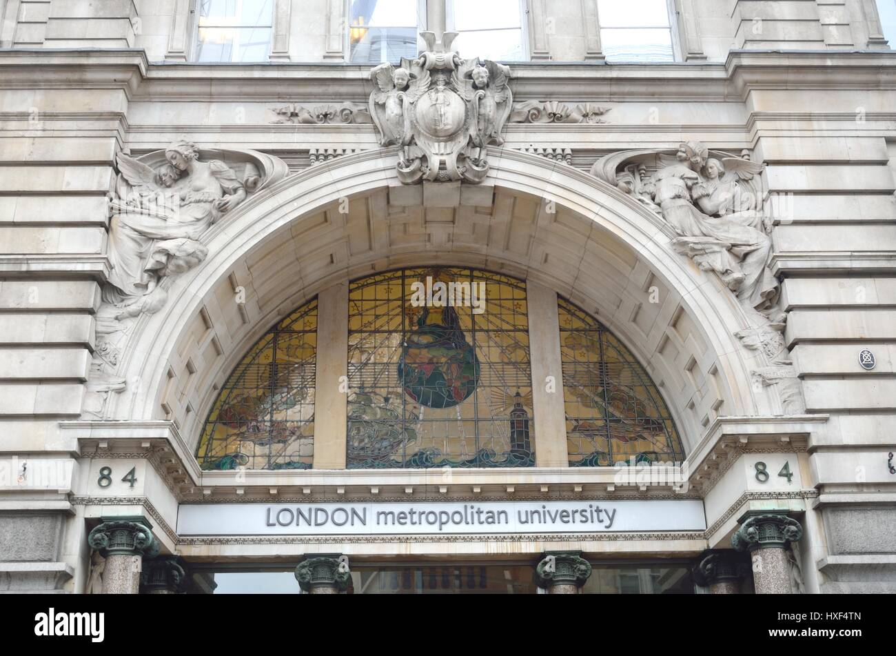 LONDON ENGLAND 22 February 2015: Front of London Metropolitan ...