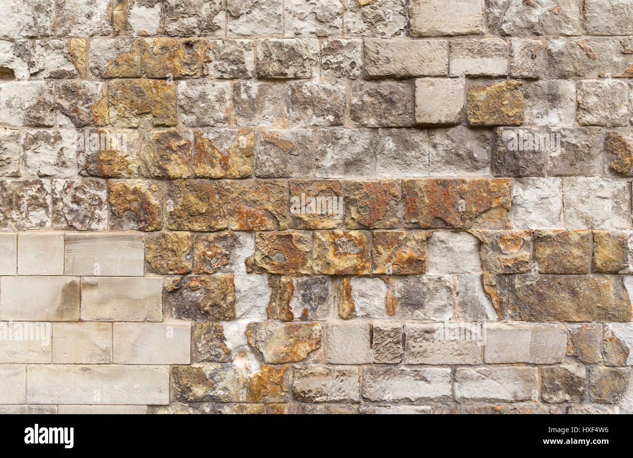 Ancient stone wall background Stock Photo - Alamy
