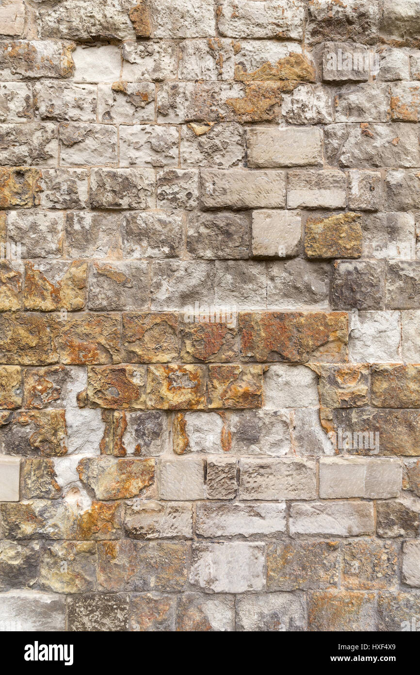 Ancient stone wall background Stock Photo - Alamy