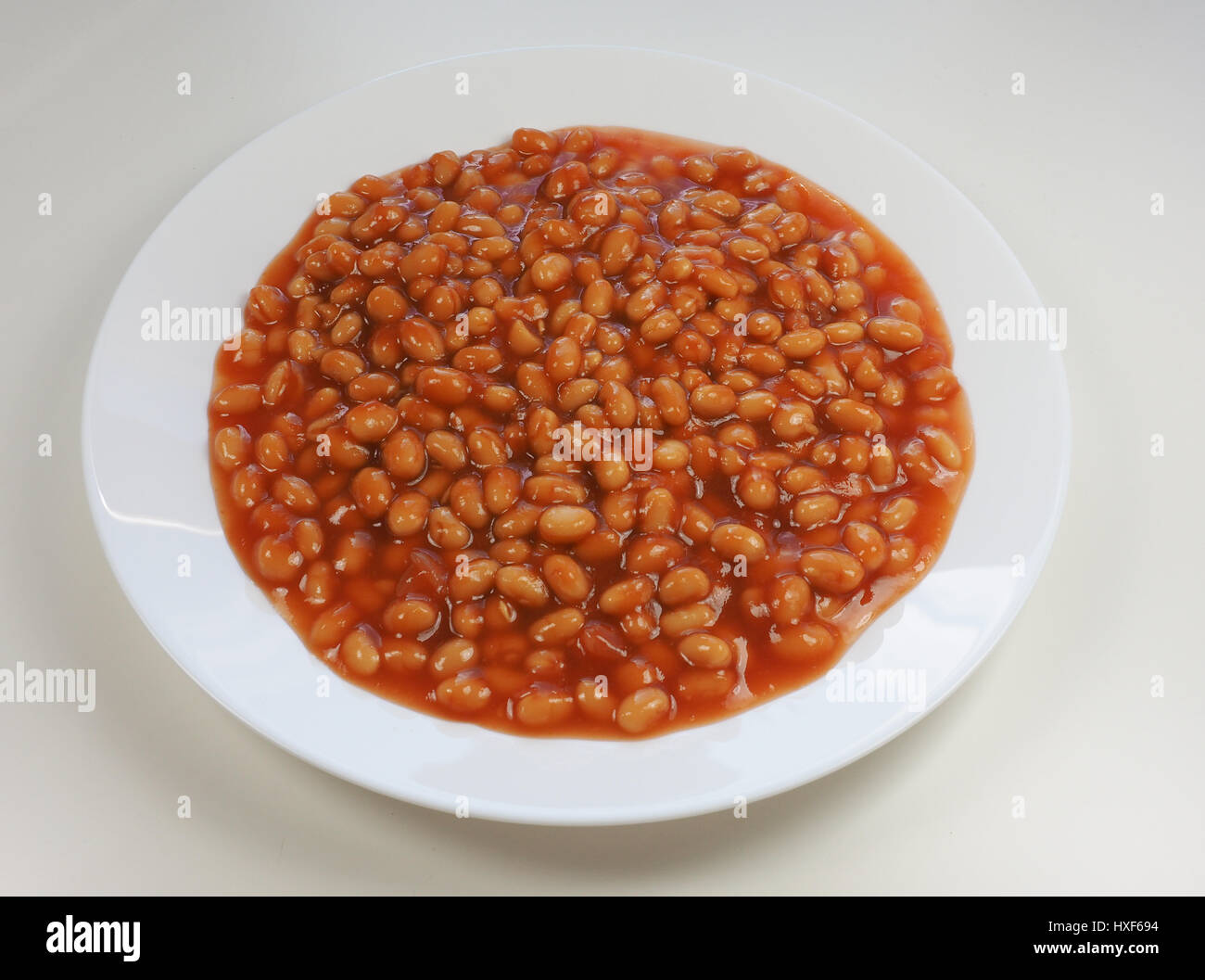baked beans food in a tomato sauce Stock Photo - Alamy
