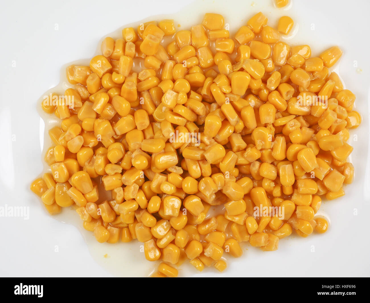 maize corn food in a white dish Stock Photo - Alamy