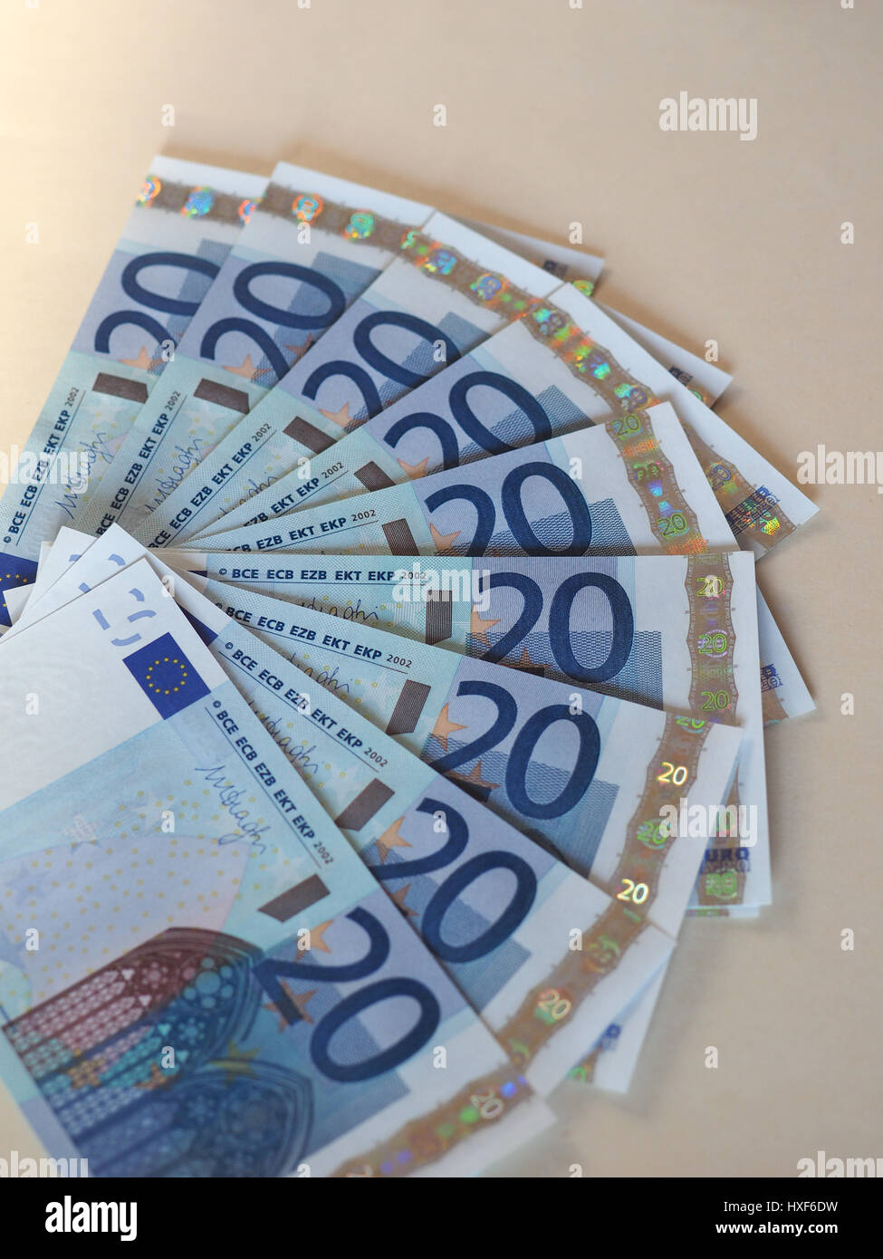 Euro (EUR) banknotes, currency of European Union (EU Stock Photo - Alamy
