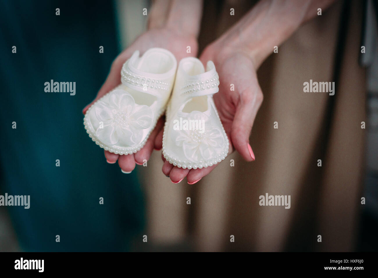 booties for baby Stock Photo - Alamy